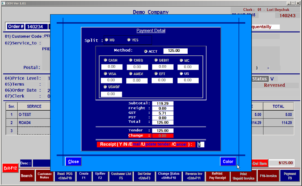 MCS Office Solutions - Registry Menus